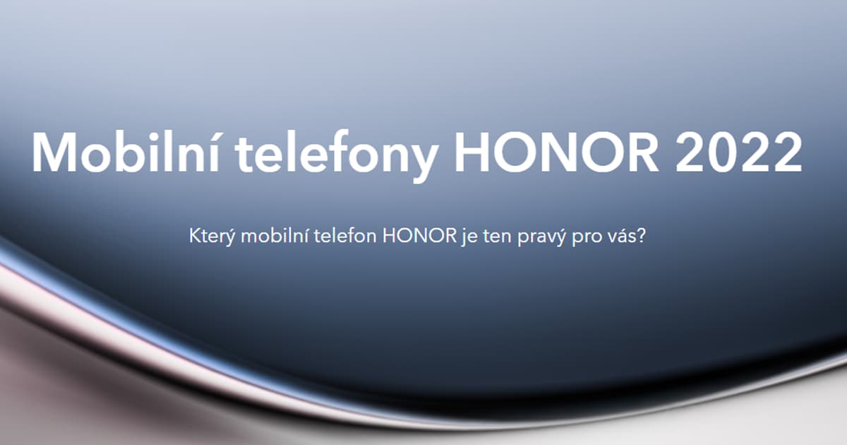 Mobilní telefony HONOR 2022 | HONOR CZ