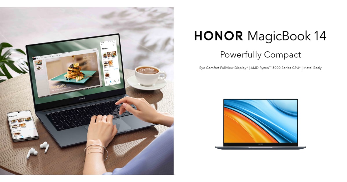 HONOR MagicBook 14 AMD Specification | HONOR MY