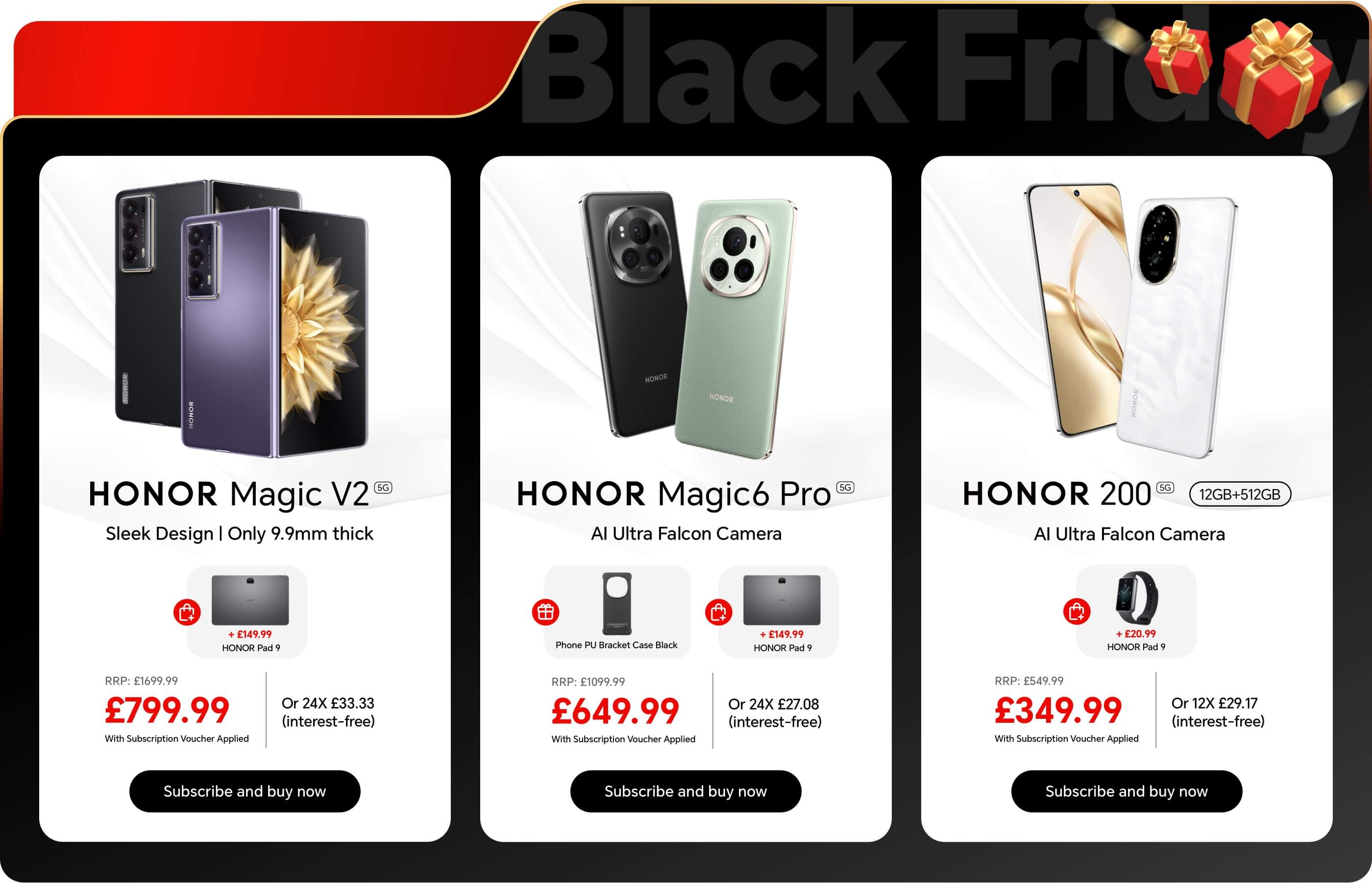 HONOR Black Friday 2024 | Deals & Offers - HONOR UK